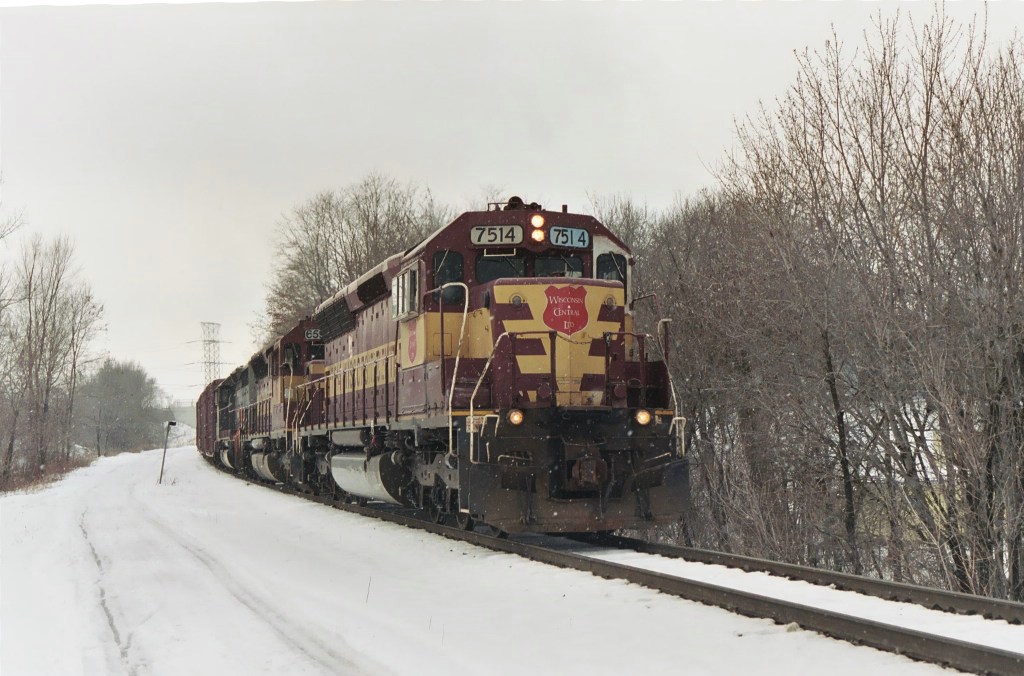 Rounding the curve out ot New Brighton